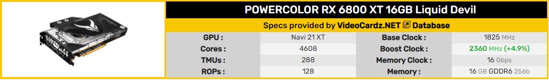 PowerColor, RX 6900 XT / 6800 XT Liquid Devil 출시 > 하드웨어 뉴스 | 퀘이사존