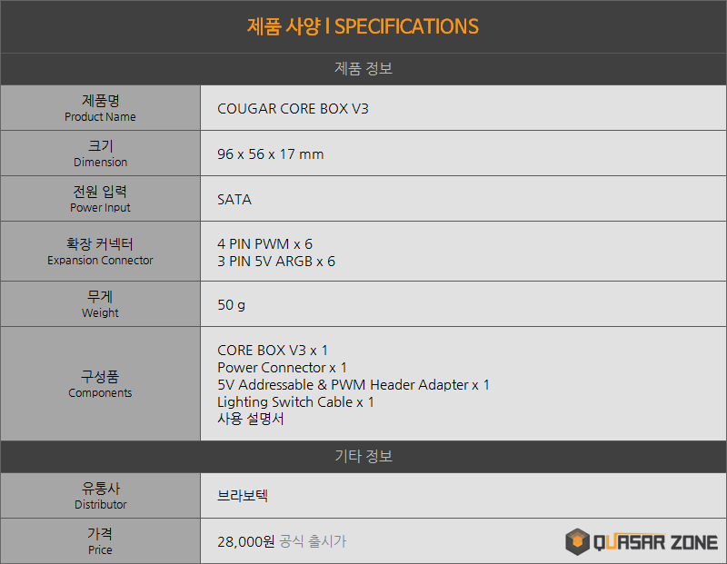 COUGAR CORE BOX V3 > 리포트 | 퀘이사존